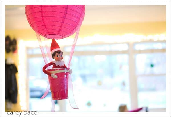 5 Flying Elf on the Shelf Poses