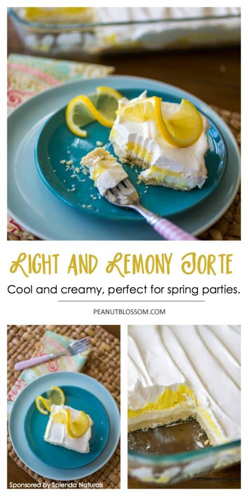 Lickety Split Lemon Torte - Peanut Blossom