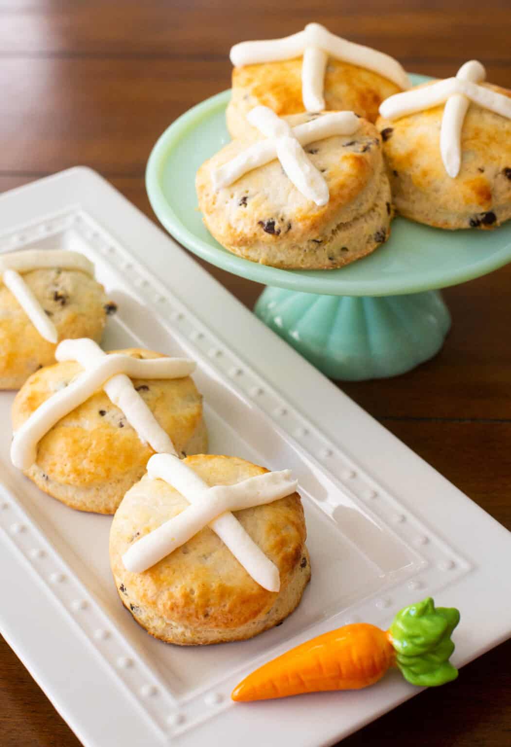 Make-Ahead Hot Cross Biscuits