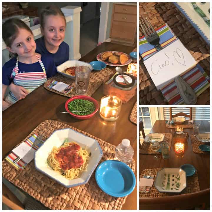 Easy Italian Dinner Menu for Kids - Peanut Blossom