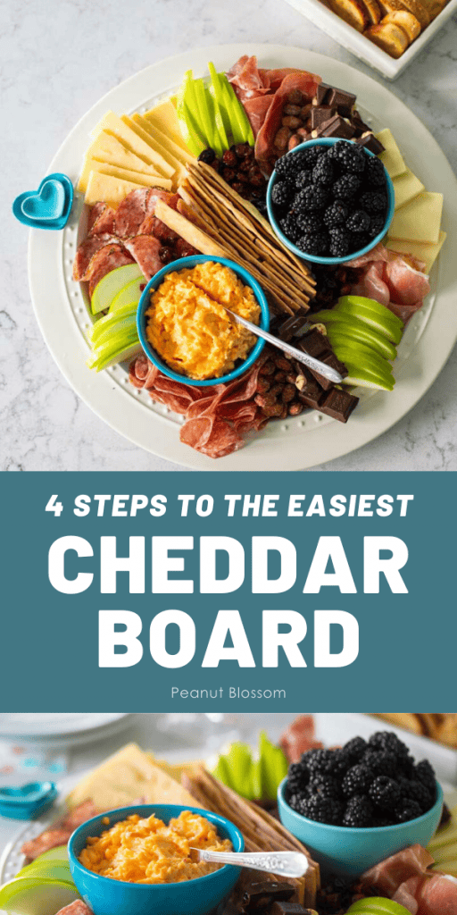 Easiest Cheddar Snack Board