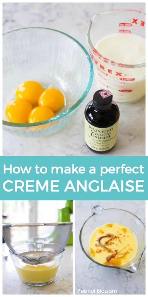 You'll want to drink this creme anglaise with a straw!