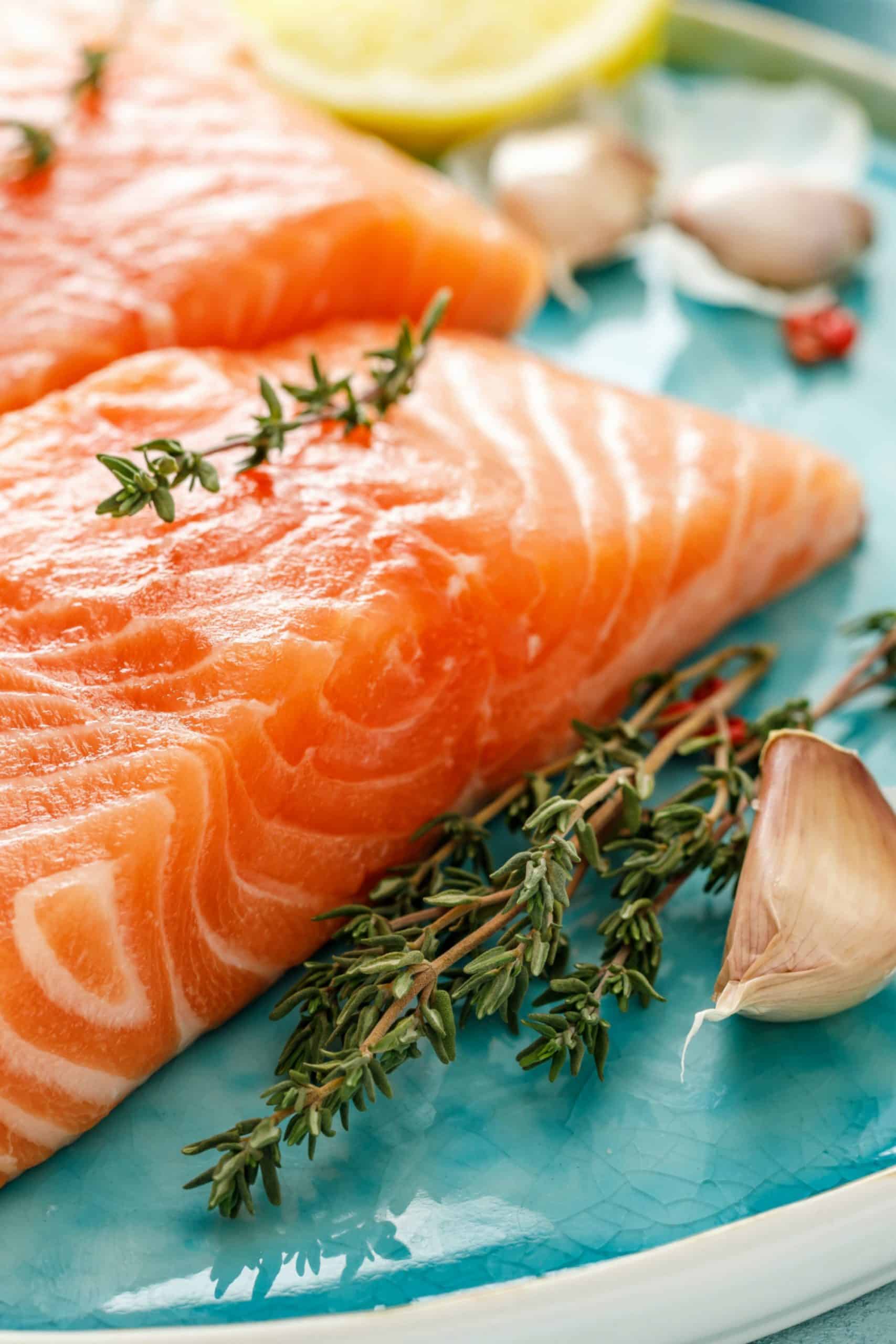 Roasted salmon with easy stovetop side dishes make an effortless dinner