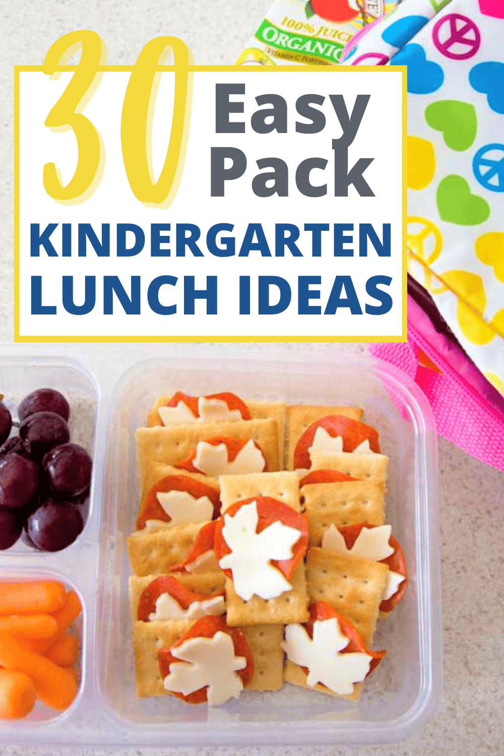 30 School Lunch Ideas for Kids - Peanut Blossom