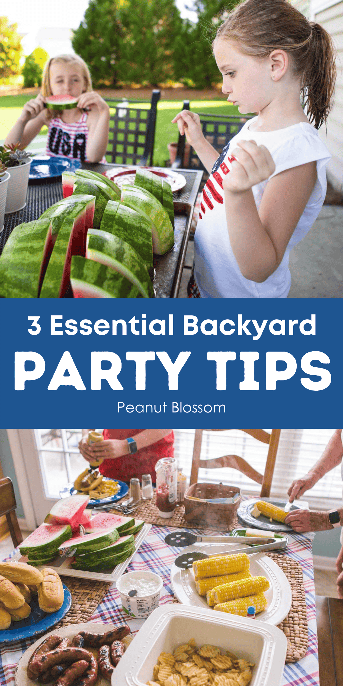 How to Plan the Easiest Backyard Party - Peanut Blossom