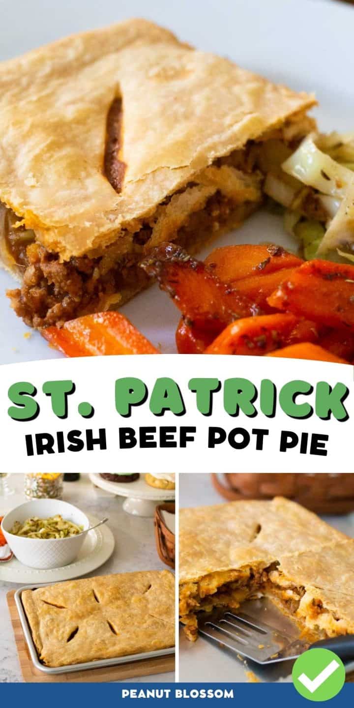 Irish Beef Pot Pie - Peanut Blossom