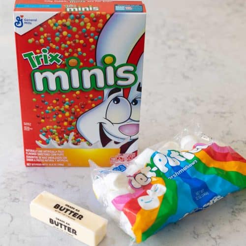 Mini Trix Rice Krispie Treats