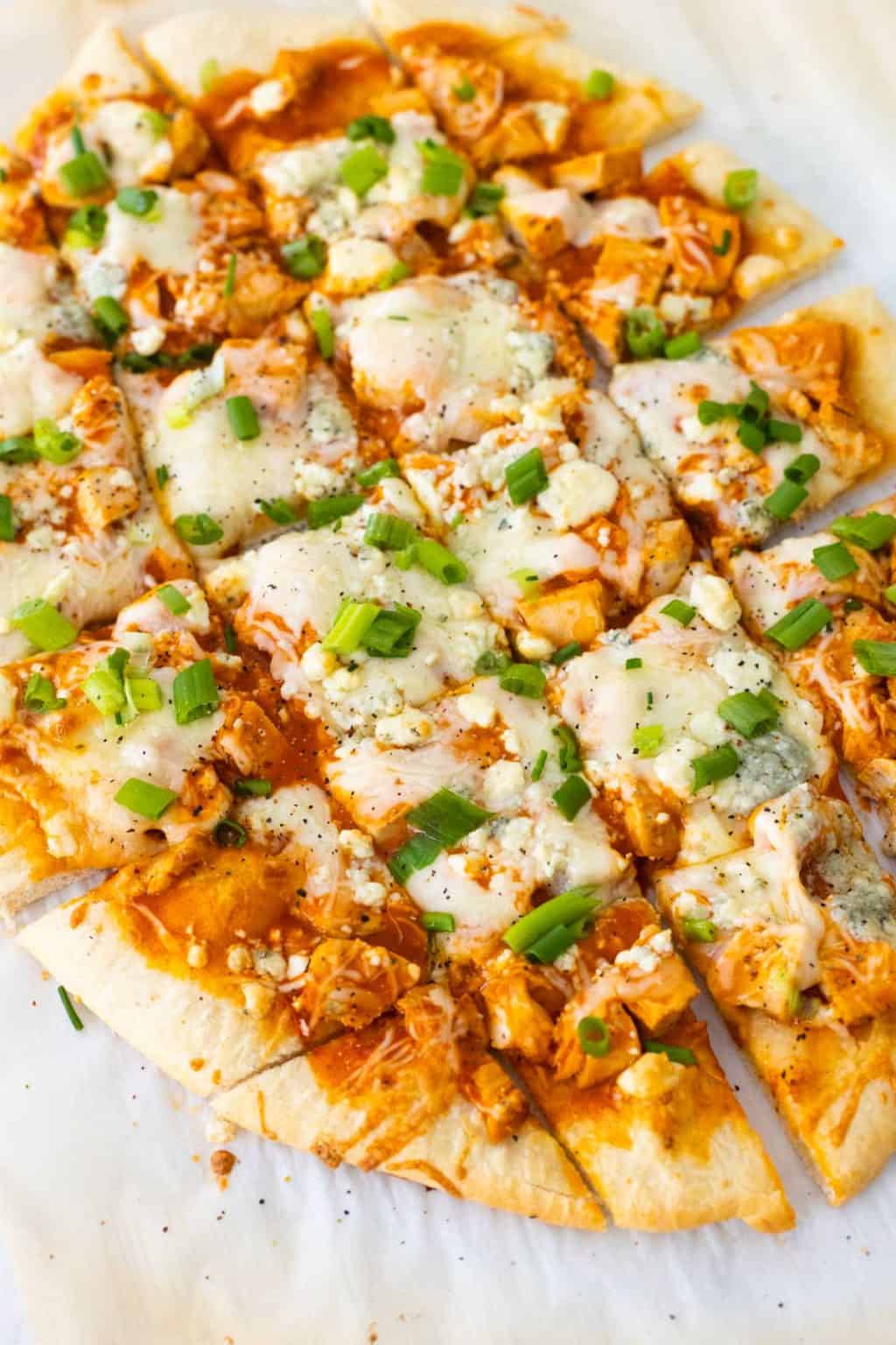 Buffalo Chicken Flatbread - Peanut Blossom