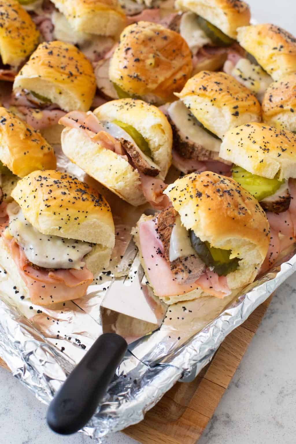 Cuban Sliders {Easy Recipe for Kids} - Peanut Blossom