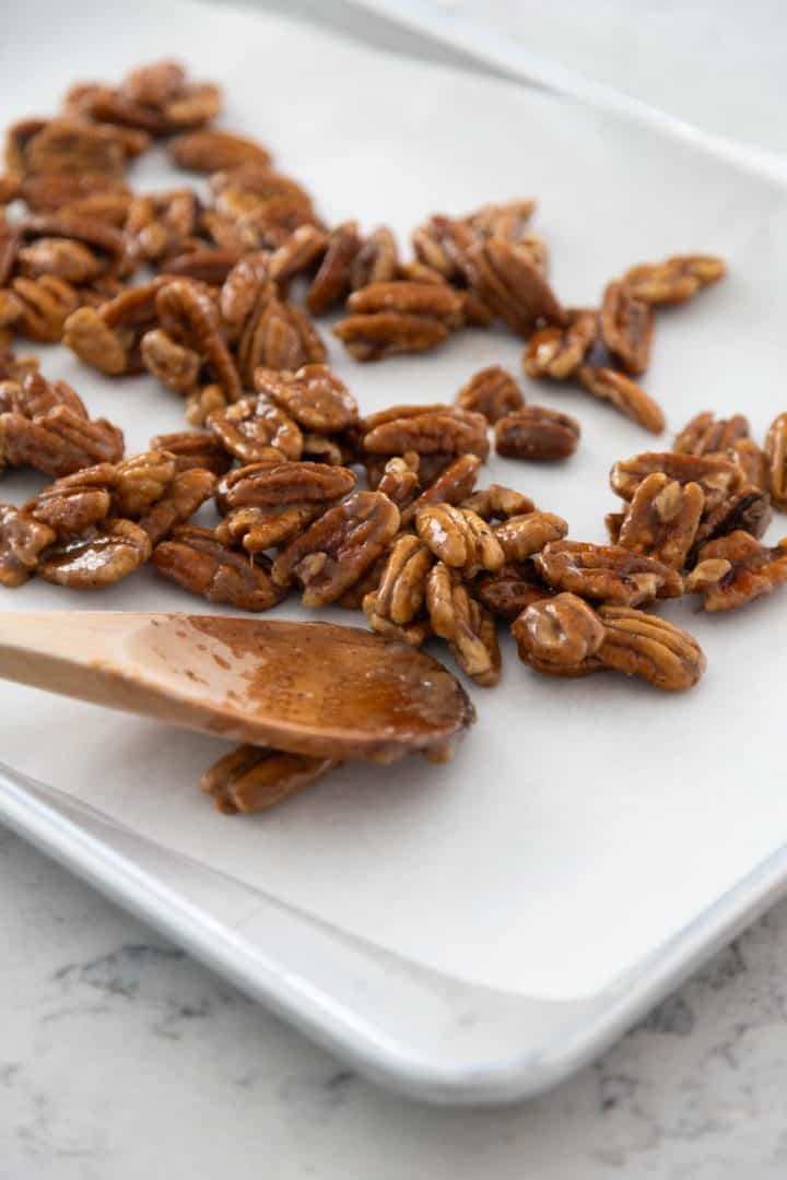 Peppered Glazed Pecans