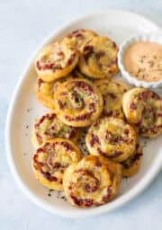 Puff Pastry Reuben Roll Ups - Peanut Blossom