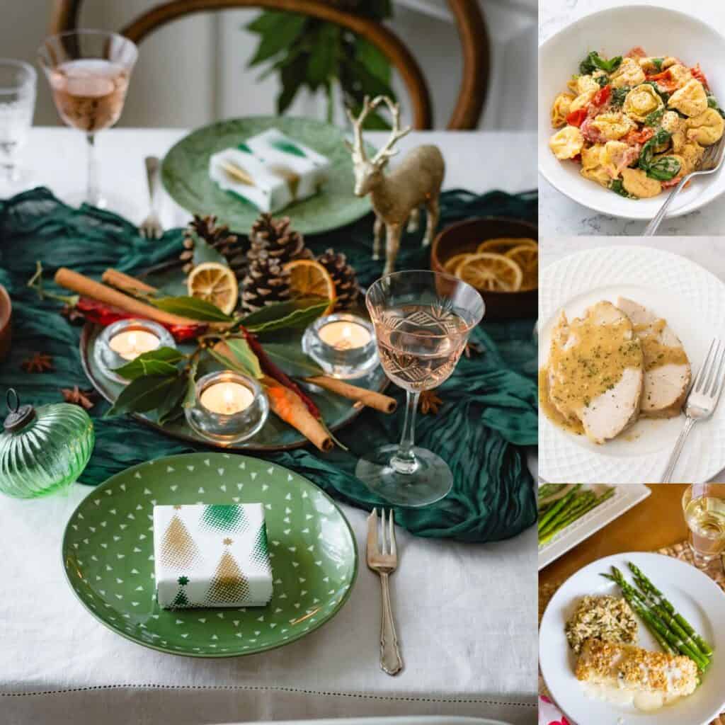 14 Complete Christmas Dinners for Two